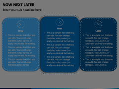 Now Next Later PowerPoint and Google Slides Template - PPT Slides