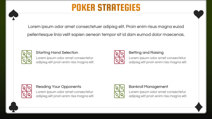 Free - Poker Theme for PowerPoint and Google Slides - PPT Slides