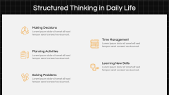 Structured Thinking PowerPoint and Google Slides Template - PPT Slides