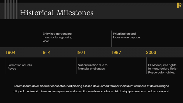 Free - Rolls Royce Case Study PowerPoint and Google Slides Template - PPT Slides
