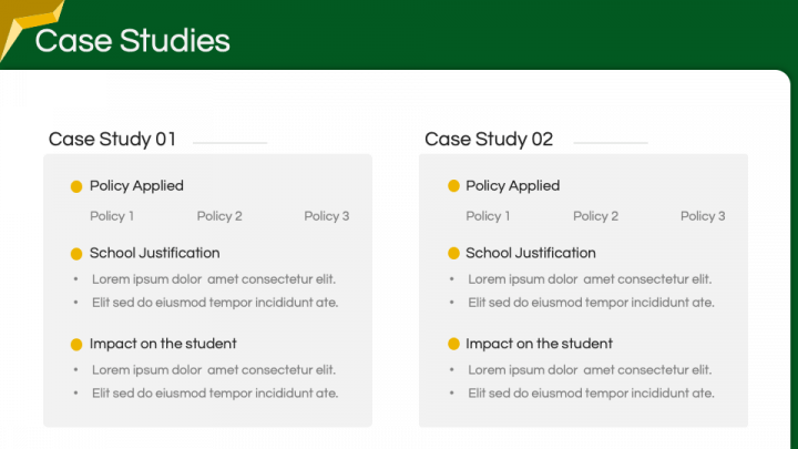 Zero Tolerance Policies at School PowerPoint and Google Slides Template - PPT Slides