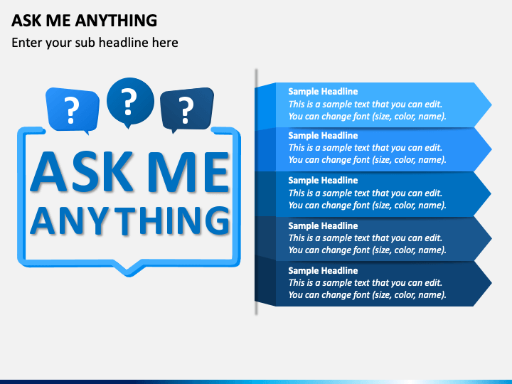 Ask Me Anything PowerPoint and Google Slides Template - PPT Slides