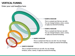 Vertical Funnel PowerPoint Template | SketchBubble