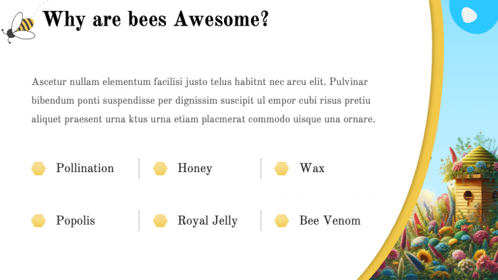 Free - Bee Theme for PowerPoint and Google Slides - PPT Slides