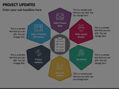 Project Updates PowerPoint and Google Slides Template - PPT Slides