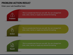 Problem Action Result PowerPoint and Google Slides Template - PPT Slides