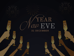 Free Download - New Year's Eve | PowerPoint Template & Google Slides