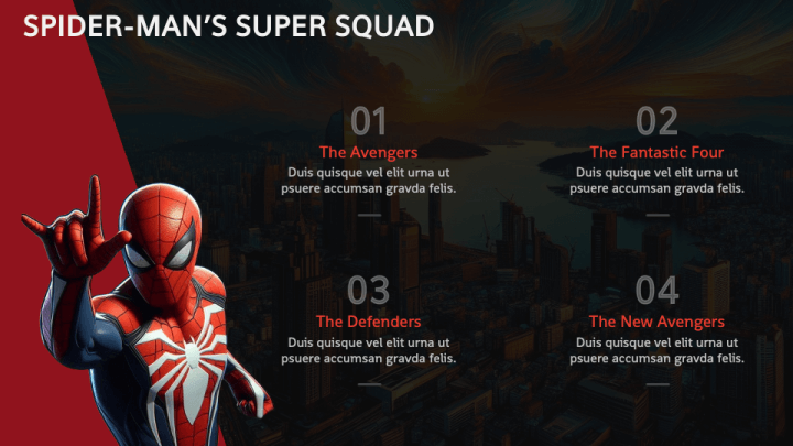 Free - Spiderman Presentation Theme for PowerPoint and Google Slides ...
