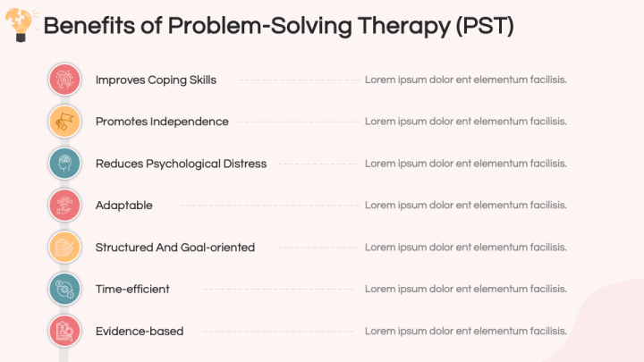 Problem Solving Therapy PowerPoint and Google Slides Template - PPT Slides