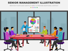 Senior Management Illustration for PowerPoint and Google Slides