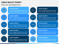 Circle Bullet Points for PowerPoint and Google Slides - PPT Slides