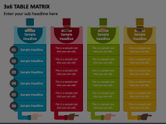 3x6 Table Matrix for PowerPoint and Google Slides - PPT Slides
