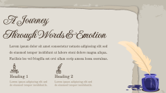 Free - Poetry Theme for PowerPoint and Google Slides - PPT Slides