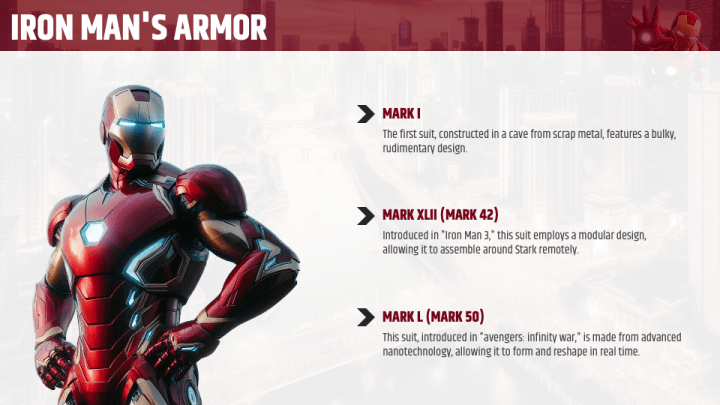 Free - Iron Man Presentation Theme for PowerPoint and Google Slides ...