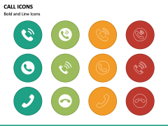 Call Icons for PowerPoint and Google Slides - PPT Slides