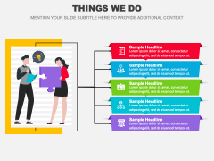 Things We Do PowerPoint Template and Google Slides Theme