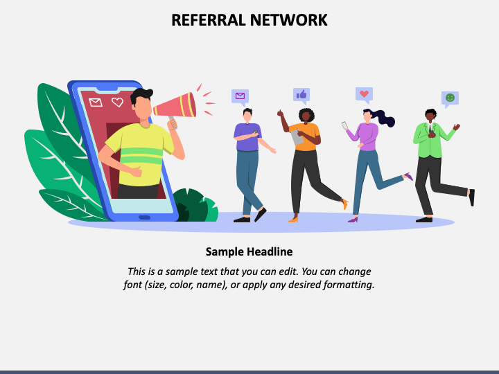 Referral Network PowerPoint and Google Slides Template - PPT Slides