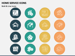 Home Service Icons for PowerPoint and Google Slides - PPT Slides