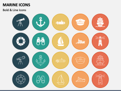 Marine Icons for PowerPoint and Google Slides - PPT Slides