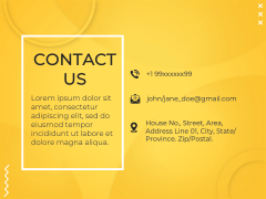 Minimal Yellow Presentation for PowerPoint and Google Slides - PPT Slides