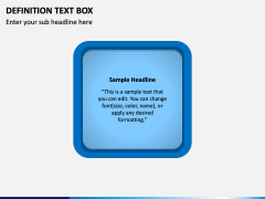 Definition Text Box for PowerPoint and Google Slides - PPT Slides