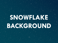 Free - Snowflake Background Presentation for PowerPoint and Google Slides
