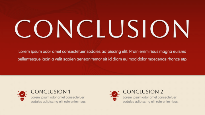 Simple Conclusion Slides for PowerPoint and Google Slides - PPT Slides