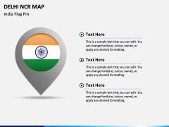Delhi NCR Map for PowerPoint and Google Slides - PPT Slides