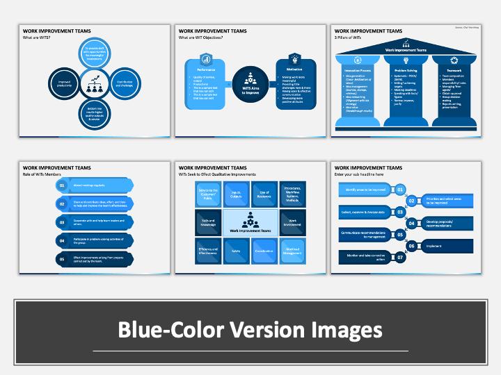 Work Improvement Teams PowerPoint and Google Slides Template - PPT Slides