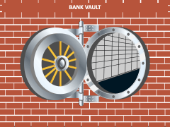 Bank Vault for PowerPoint and Google Slides - PPT Slides