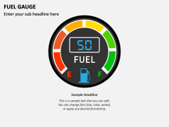 Fuel Gauge for PowerPoint and Google Slides - PPT Slides