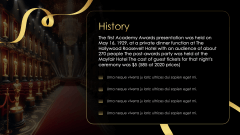 Free - Oscars Presentation Theme for PowerPoint and Google Slides - PPT ...