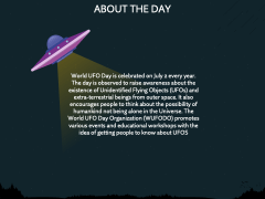 Free - World UFO Day PowerPoint Template and Google Slides Theme