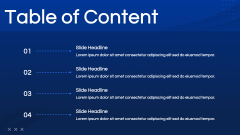 Blue Background Presentation for PowerPoint and Google Slides - PPT Slides