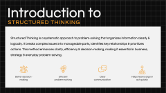 Structured Thinking PowerPoint and Google Slides Template - PPT Slides