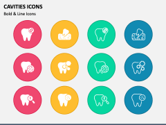 Cavities Icons for PowerPoint and Google Slides - PPT Slides