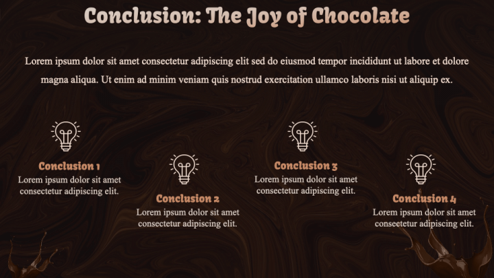 Free - Chocolate Theme for PowerPoint and Google Slides - PPT Slides