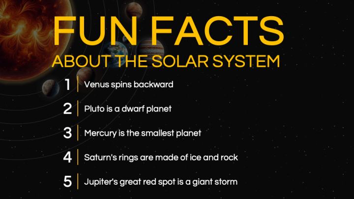 Free - Solar System Theme for PowerPoint and Google Slides - PPT Slides
