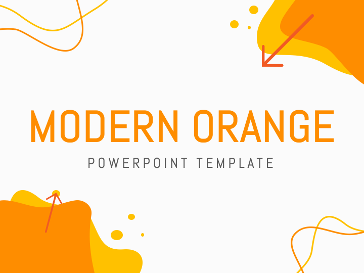Modern Orange Presentation Theme for PowerPoint and Google Slides
