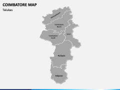 Coimbatore Map for PowerPoint and Google Slides - PPT Slides