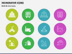 Incinerator Icons for PowerPoint and Google Slides - PPT Slides