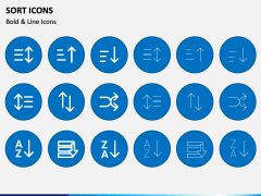 Sort Icons for PowerPoint and Google Slides - PPT Slides
