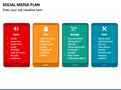 Social Media Plan PowerPoint and Google Slides Template - PPT Slides