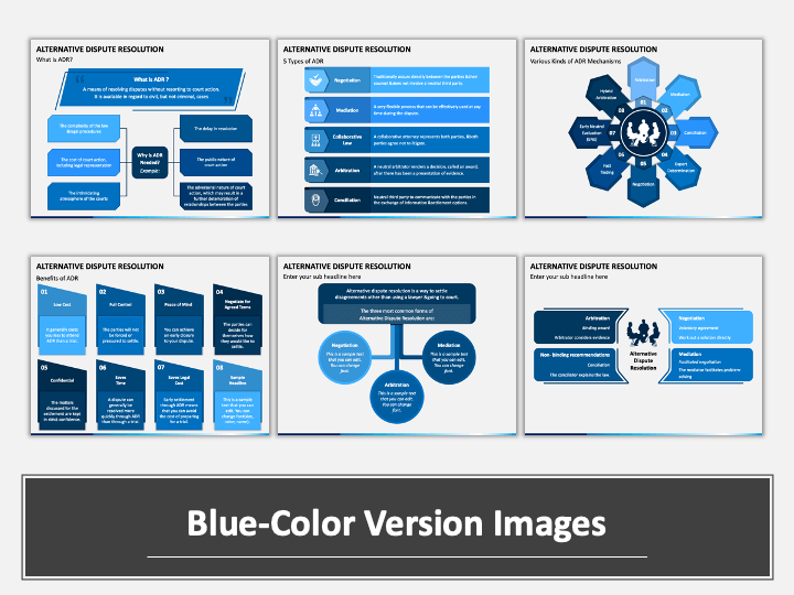 Alternative Dispute Resolution PowerPoint and Google Slides Template - PPT Slides