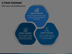 Free 3 Stage Diagram for PowerPoint and Google Slides - PPT Slides