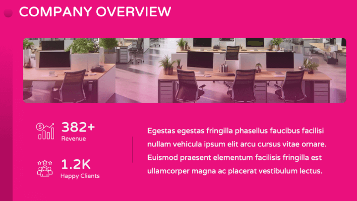 Pink Background Theme for PowerPoint and Google Slides - PPT Slides