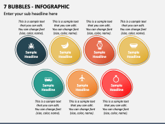 7 Bubbles - Infographic PowerPoint Presentation Slides - PPT Template