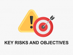 Key Risks and Objectives PowerPoint and Google Slides Template - PPT Slides