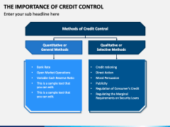 The Importance of Credit Control PowerPoint and Google Slides Template ...