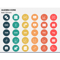 Math Icons PowerPoint Template - PPT Slides | SketchBubble